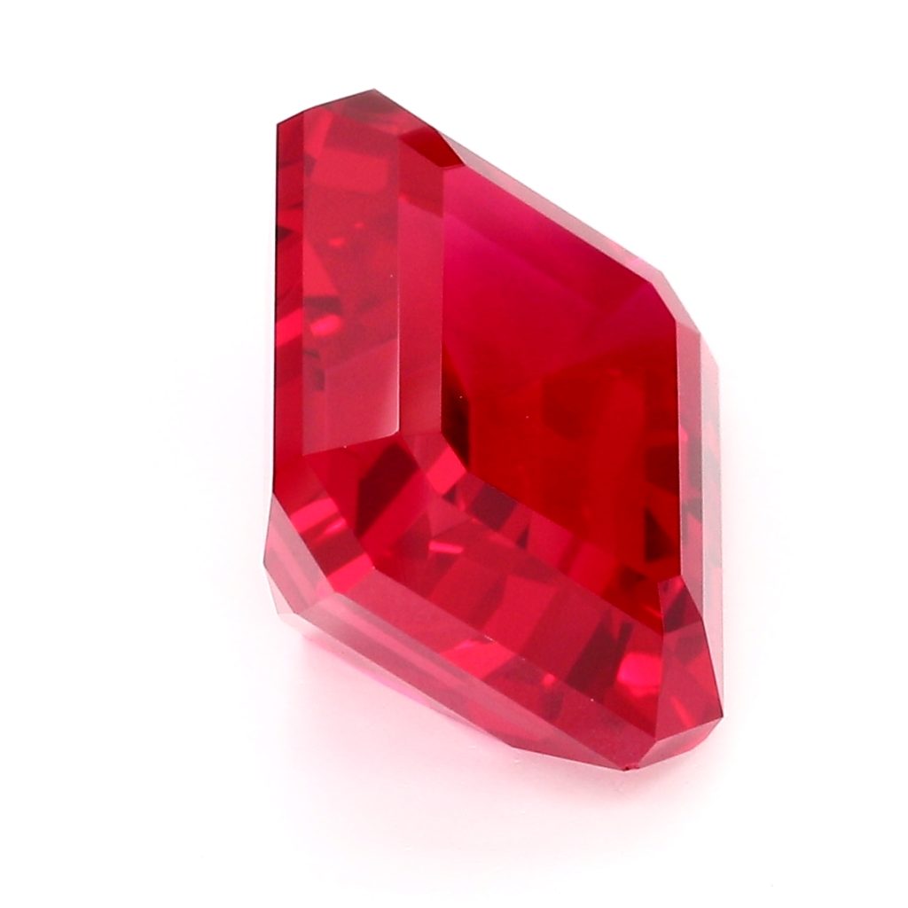 Lab Ruby Emerald Cut – Lannyte